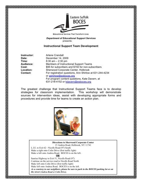 EASTERN SUFFOLK BOCES