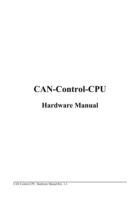 Download complete product manual (PDF-File) - esd electronics, Inc.