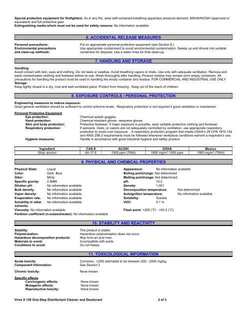 Special protective equipm