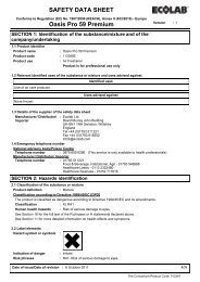 Ecolab Oasis Pro 16 - Den Helder Stores