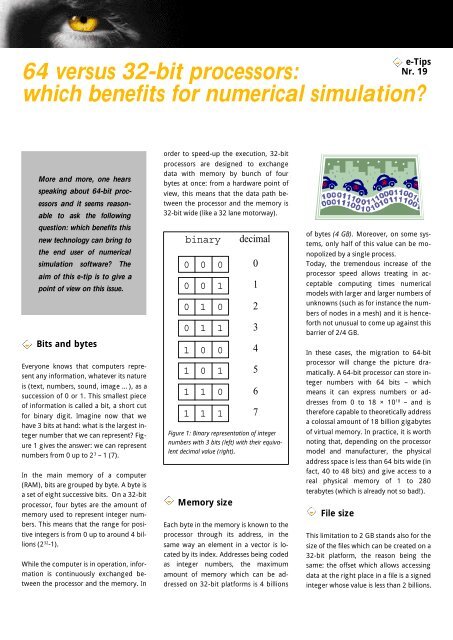 64 versus 32-bit processors: which benefits for ... - ESI Group