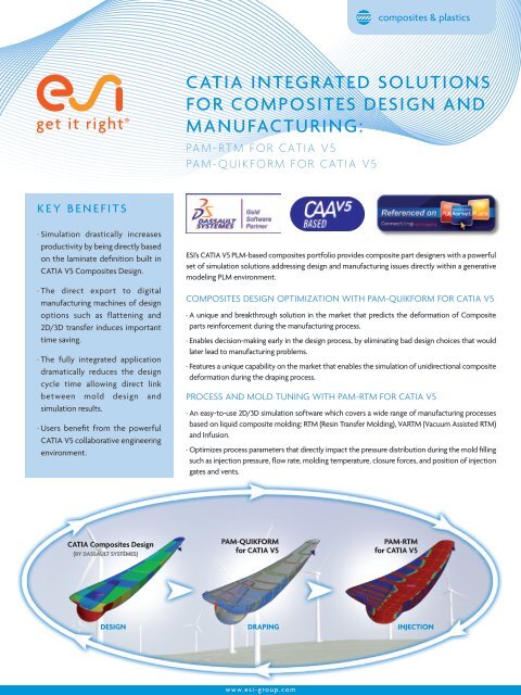 CATIA Composites Flyer - ESI Group