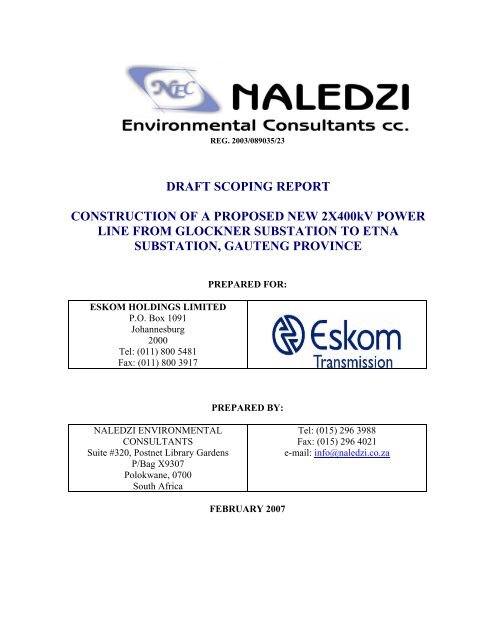 Report - Eskom