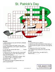 Good Manners Crossword- Taboos - ESL Galaxy