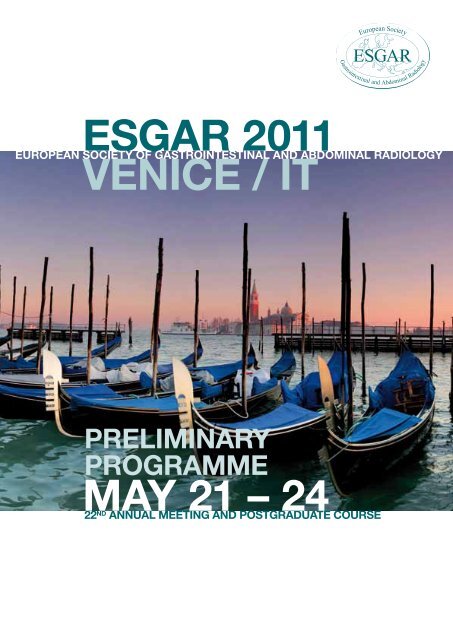 ESGAR 2011 Preliminary Programme
