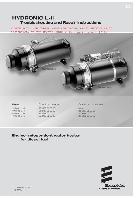 HYDRONIC L-II - Espar