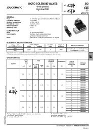 SOLENOID VALVES 3/2 307 - ASCO Numatics