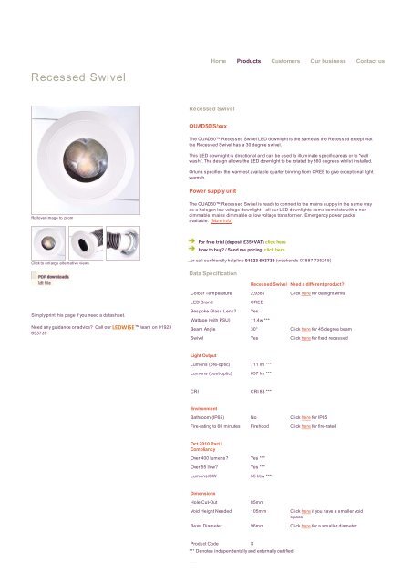 Orluna, LED downlight used by British Airways in ... - ES-team lighting