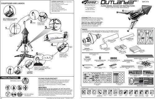 60545 Outlander I (Converted)-1 - Estes Rockets
