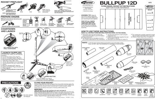 Bullpup 12D - Estes Rockets
