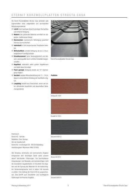 ETERNIT KURZWELLPLATTEN S