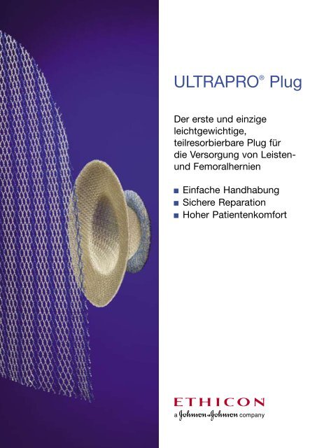 ULTRAPRO® Plug - Ethicon Products