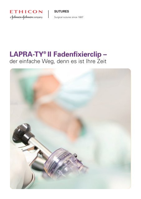 LAPRA-TY® II Fadenfixierclip – - Ethicon Products