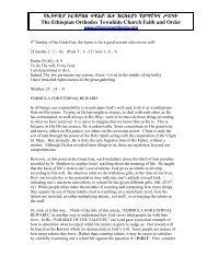 THE FETHA NAGAST - The Ethiopian Orthodox Tewahedo Church