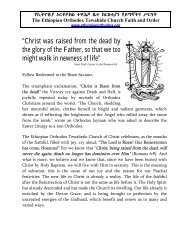 THE FETHA NAGAST - The Ethiopian Orthodox Tewahedo Church