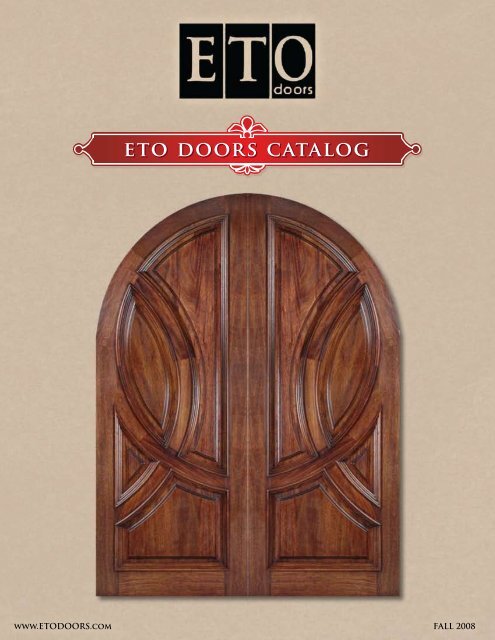 FOR ONLY... - ETO Doors