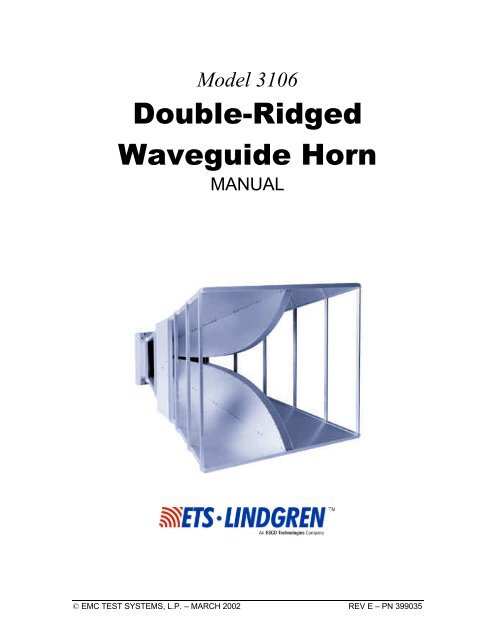 Model 3106 - ETS-Lindgren