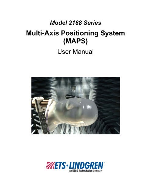 Multi-Axis Positioning System (MAPS) - ETS-Lindgren
