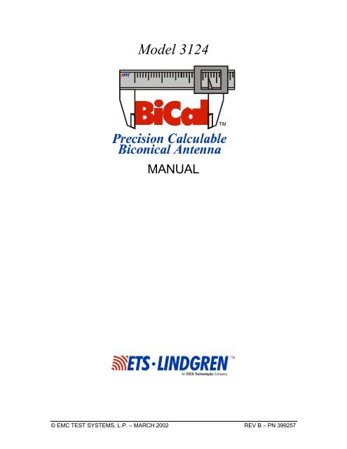 Model 3124 - ETS-Lindgren
