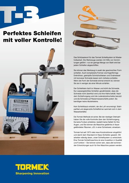 TORMEK Schärfmaschine T3