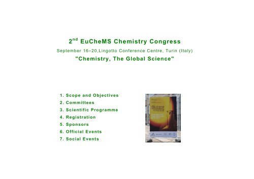 2nd EuCheMS Chemistry Congress Overview