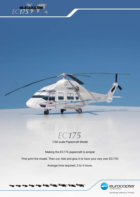 1/50 scale Papercraft Model Making the EC175 ... - Eurocopter
