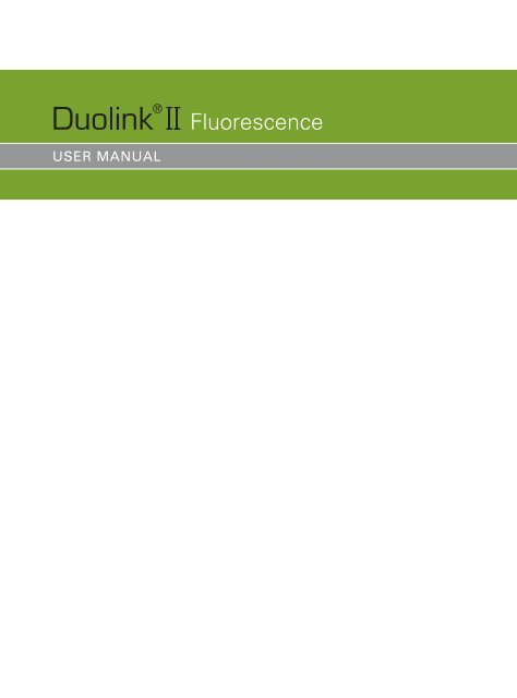 0650 v1.4 Duolink II Fluorescence User Manual - final - Eurogentec