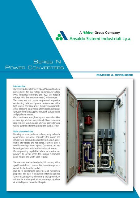 Marine Drives - Ansaldo Sistemi Industriali