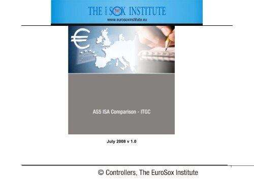 Comparison between Auditing Standards ? AS5 and ... - Eurosox.dk