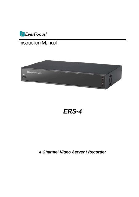 Instruction Manual - Everfocus