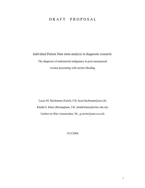 Draft Protocol - Evimed