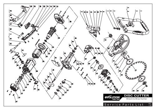 Parts List - Evolution Power Tools Ltd.