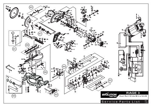 Evolution Mitre Saw Parts | Reviewmotors.co