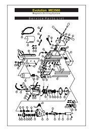 me3500-parts-list-eu.. - Evolution Power Tools Ltd.