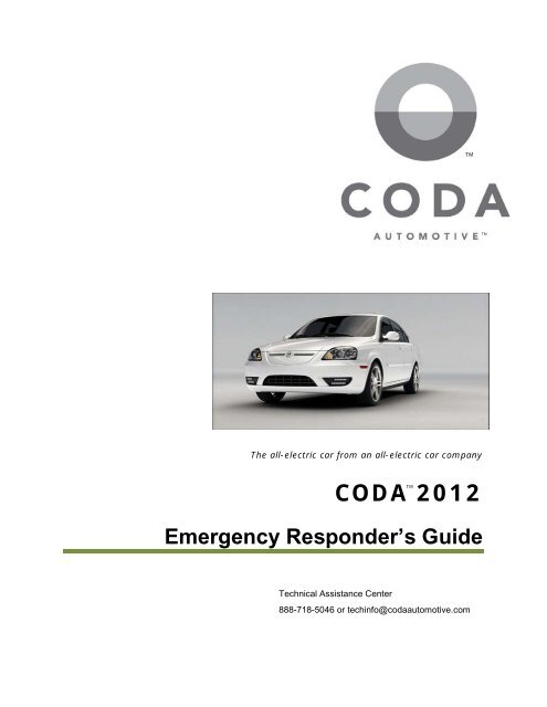 Emergency Responder's Guide - Electric Vehicle Safety Training