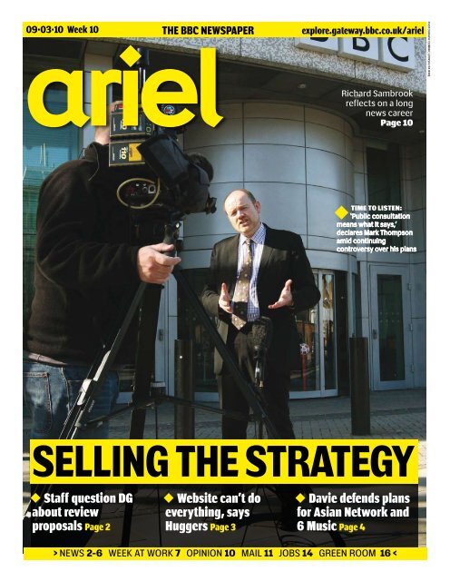 to see an electronic version of this week's Ariel - Noticeboard for ...