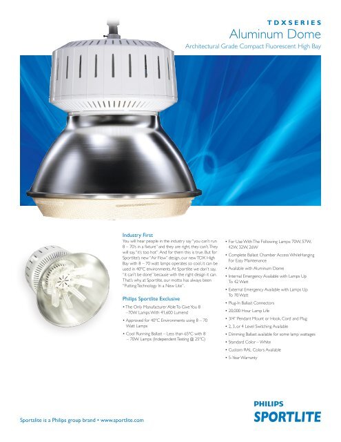 Specification Page - ExceLine