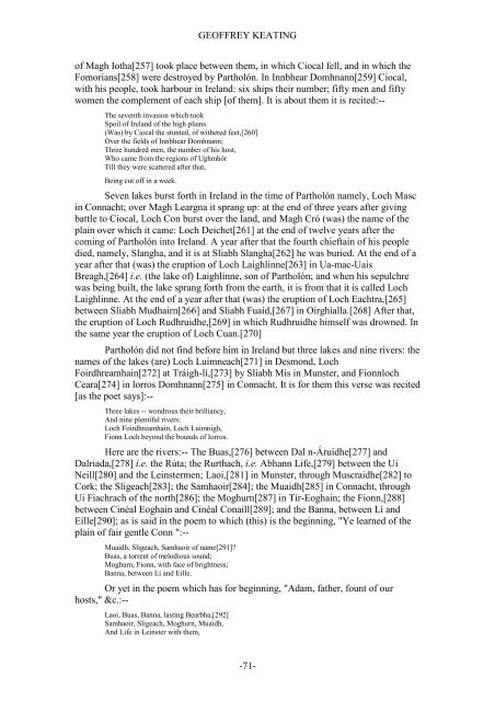 THE HISTORY OF IRELAND Fr