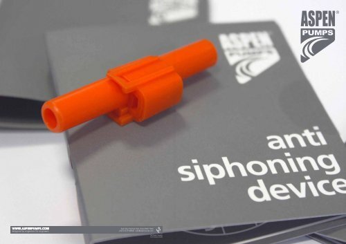 Anti Siphoning Device - Aspen Pumps