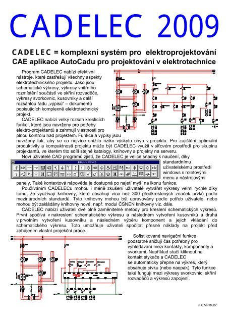 CADELEC = komplexní systém pro ... - EXIMUS cs, sro