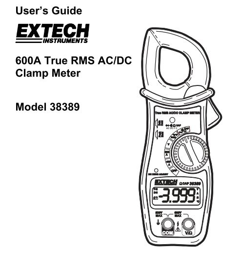Manual - Extech Instruments