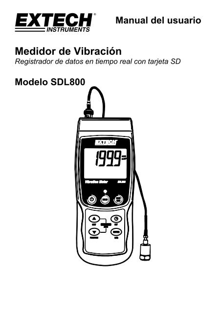 Manual - Extech Instruments