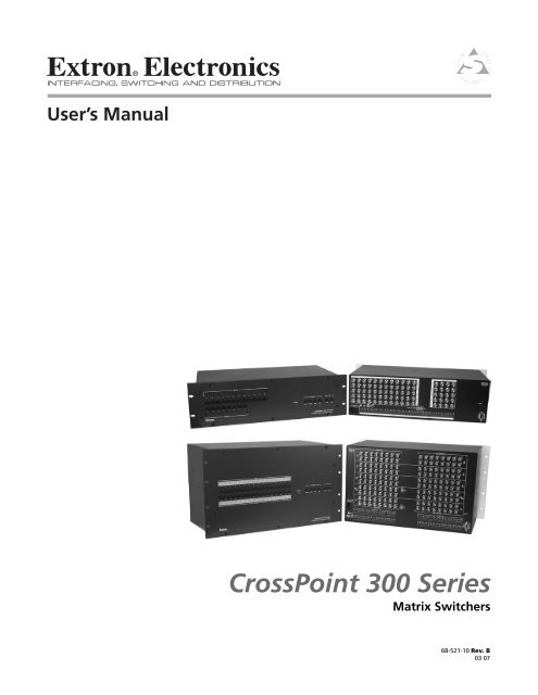 CrossPoint 300 Series - Extron Electronics