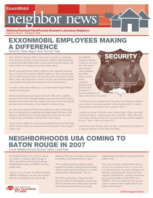 Refinery/Chemical Plant/Process Research Laboratory ... - ExxonMobil