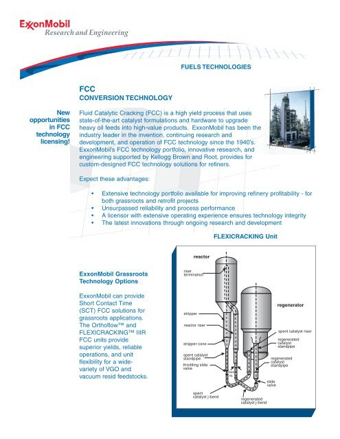 FCC Conversion Technology - ExxonMobil