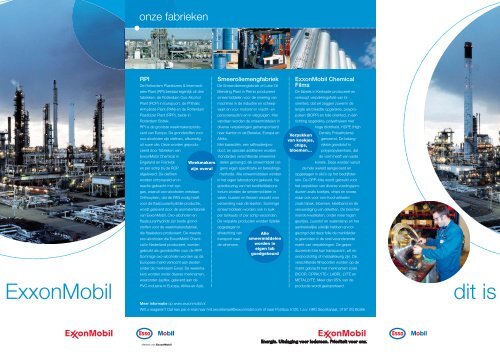 dit is ExxonMobil - ExxonMobil Benelux
