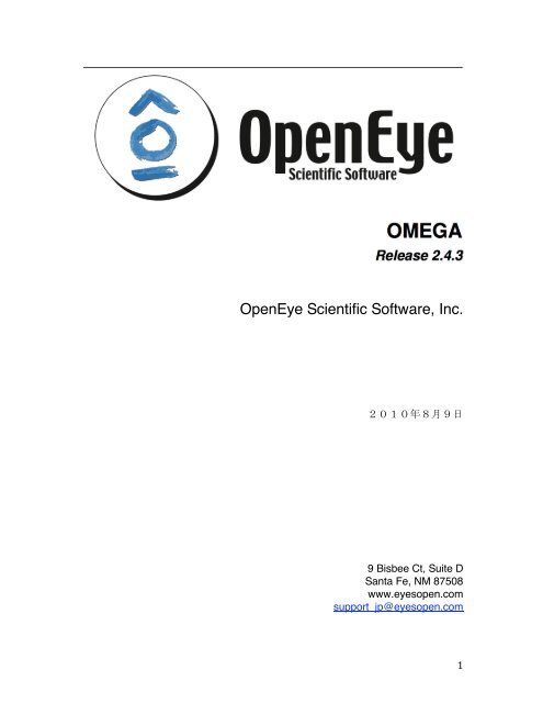 OpenEye Scientific Software, Inc.