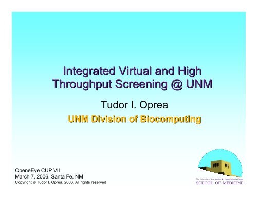 h - OpenEye Scientific Software