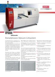 VP800 product sheet - ASSCON Systemtechnik