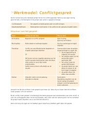Werkmodel: Het klachtengesprek - Factor-E